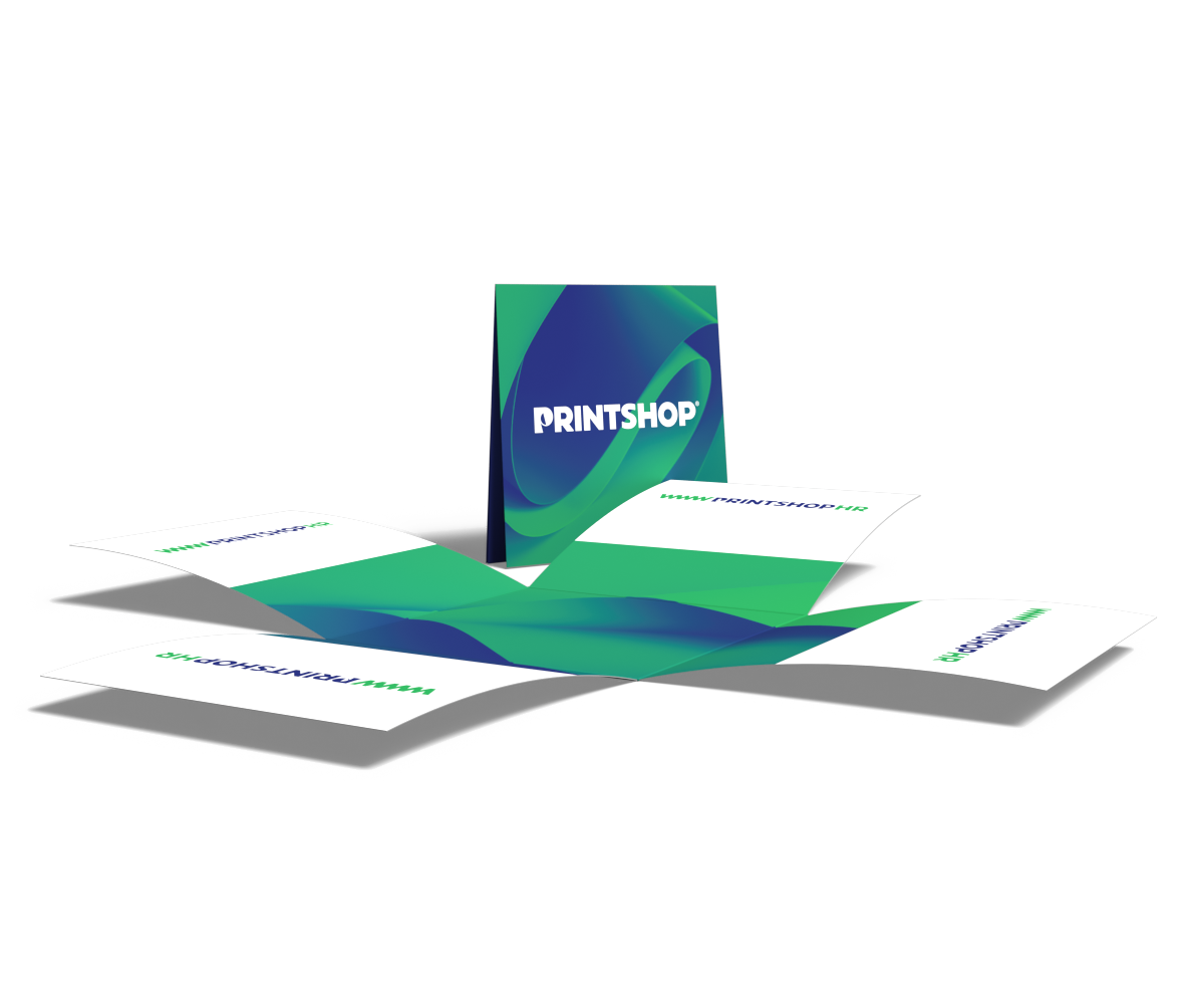 Deplijan IRON CROSS presavijanje • Printshop