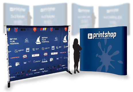 Pop up reklamni zidovi (Photo Wall) • Printshop